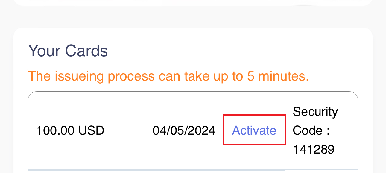 How to issue your virtual non KYC card – Bridge Bit Card Blog